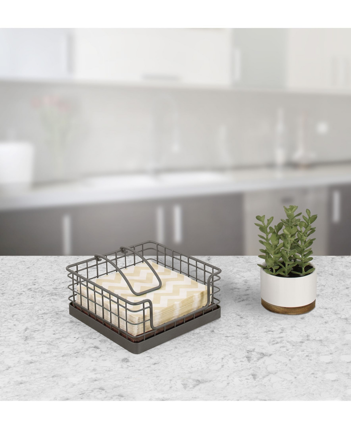 Click here for Spectrum Madison Weighted Napkin Holder - Slate prices