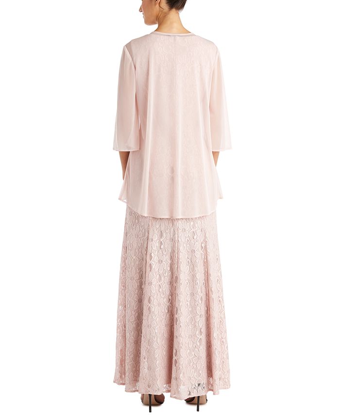R And M Richards Womens Beaded Dress And Flyaway Jacket And Reviews