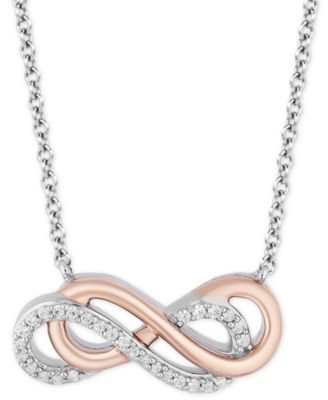 Macys infinity necklace store