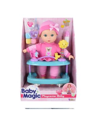 Baby Magic Playcenter Baby 7 Piece Set with Toy Interactive Baby Doll ...