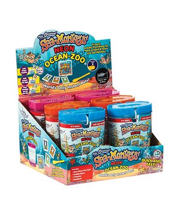 Sea Monkey's The Origianl Sea-Monkeys Neon Ocean Zoo Kit - World's only ...