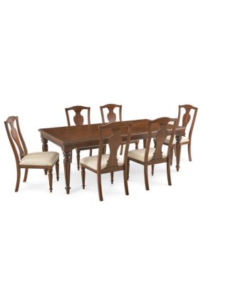 Orle Dining Furniture 7 pc Set (Dining Table & 6 Side Chairs), Created ...