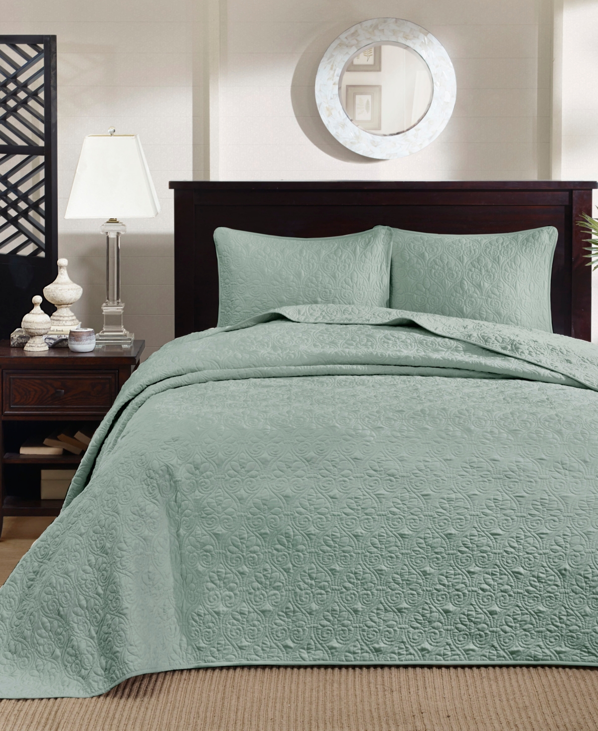 Click here for Madison Park Quebec Quilted 2-Pc. Bedspread Set  T... prices