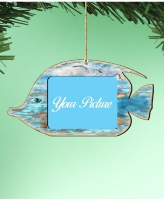 Designocracy Tropical Fish Picture Frame Ornament Set of 2 - Macy's