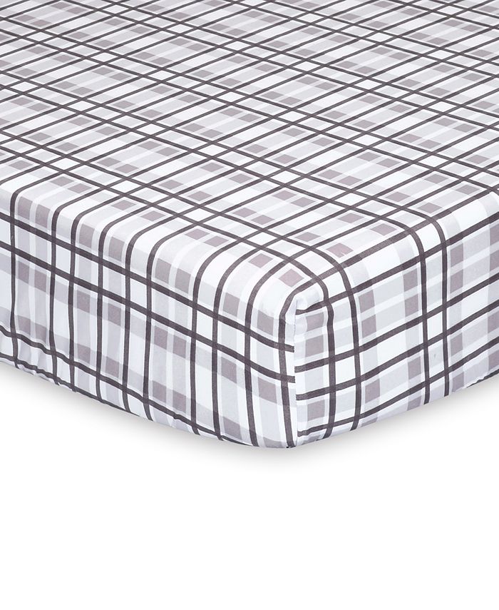 The Peanutshell PSP Sheets Woodland Faces/Plaid, 2-Pack - Macy's