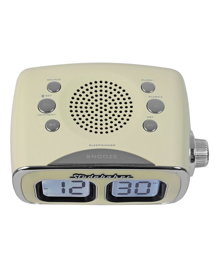 Studebaker SB3500CR Roommate Retro Digital Bluetooth AM/FM Clock Radio ...