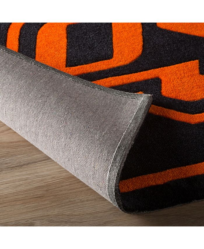 Luxury Sports Rugs Oklahoma State Colos Black 5' x 7'6" Area Rug - Macy's