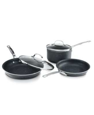 GraniteStone Diamond 5 Piece Non-stick Diamond Infused Coating Cookware ...