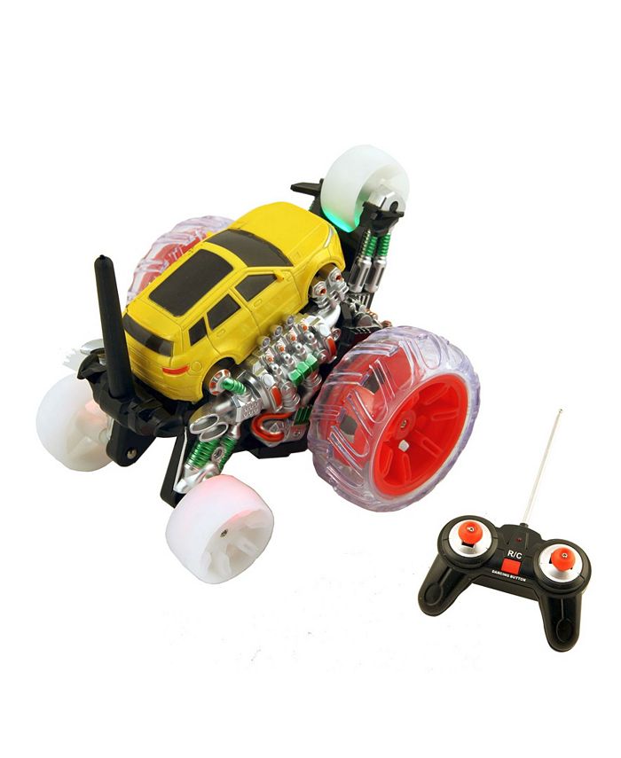 Flipo RC Spinning Truck with LEDs, Rechargeable - Macy's