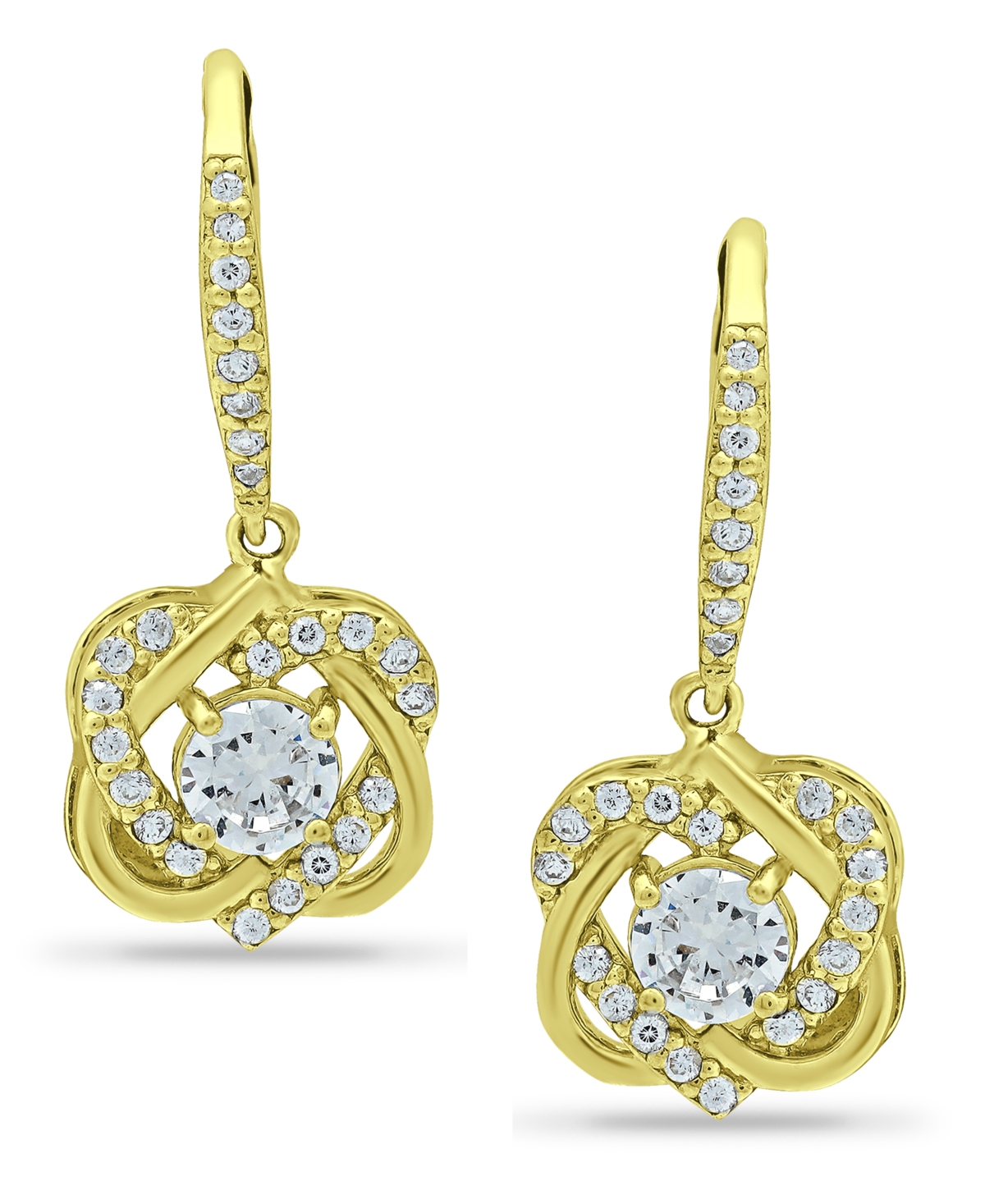 Click here for Giani Bernini Cubic Zirconia Cluster Drop Earrings... prices