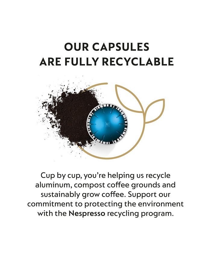 Nespresso VertuoLine Odacio, 40 Capsules - Macy's