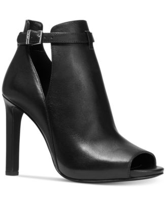 Mk peep toe booties store