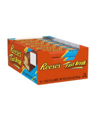 Reese's Fast Break Bar, 1.8 oz, 18 Count - Macy's