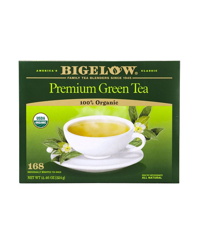 Bigelow Premium Organic Green Tea Bags, 168 Count - Macy's