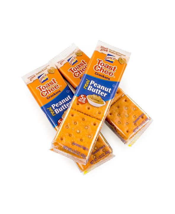 Lance Toast Chee Peanut Butter Cracker Sandwiches, 40 Count & Reviews ...