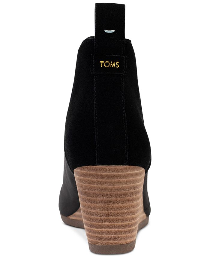 TOMS Women's Kelsey Wedge Booties - Macy's