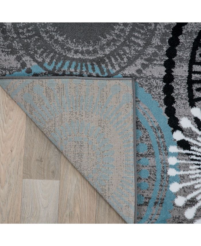 Main Street Rugs Montane 119 Bluestone 6'6" x 9' Area Rug - Macy's