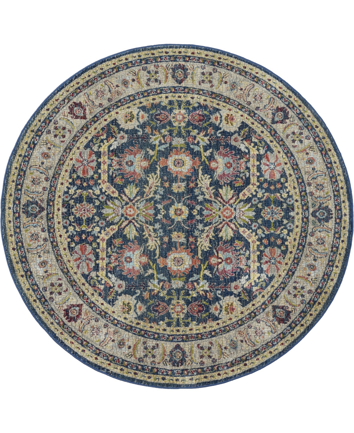 Click here for Nourison Home Ankara Global ANR13 Navy and Multi 6... prices