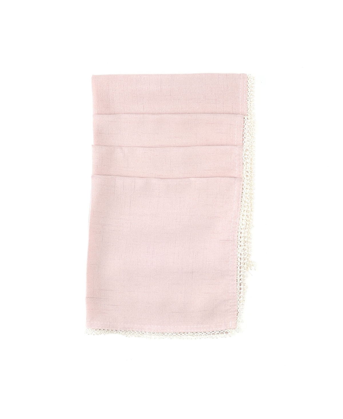 Lenox French Perle Solid Napkin Set/4 - Blush
