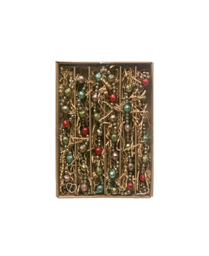 CREATIVE CO-OP INC 72" Glass Garland Boxed - Macy's