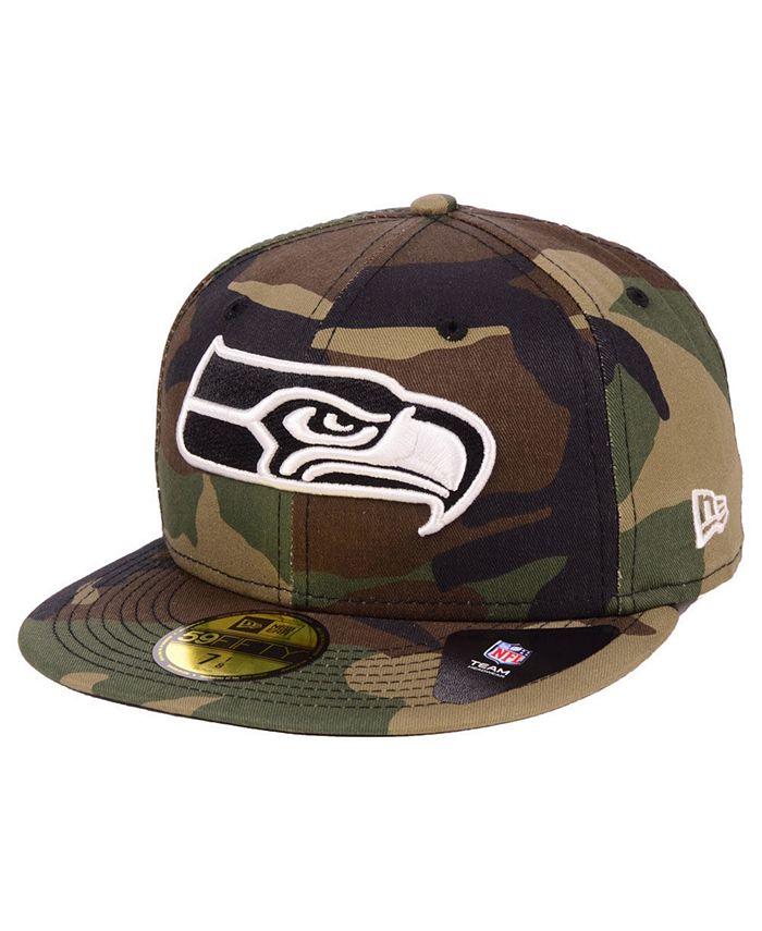 New Era Seattle Seahawks Basic Fashion 59 FIFTY-FITTED Cap - Macy's