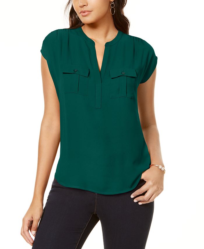 Inc International Concepts Inc Split Neck Utility Shirt Created For