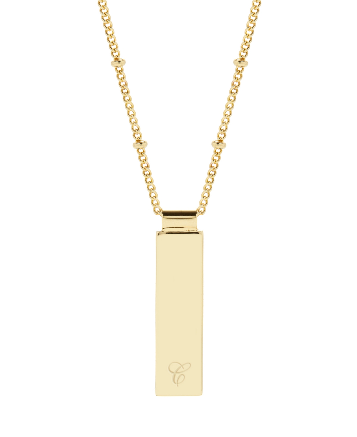 Click here for brook & york Maisie Initial Gold-Plated Pendant Ne... prices
