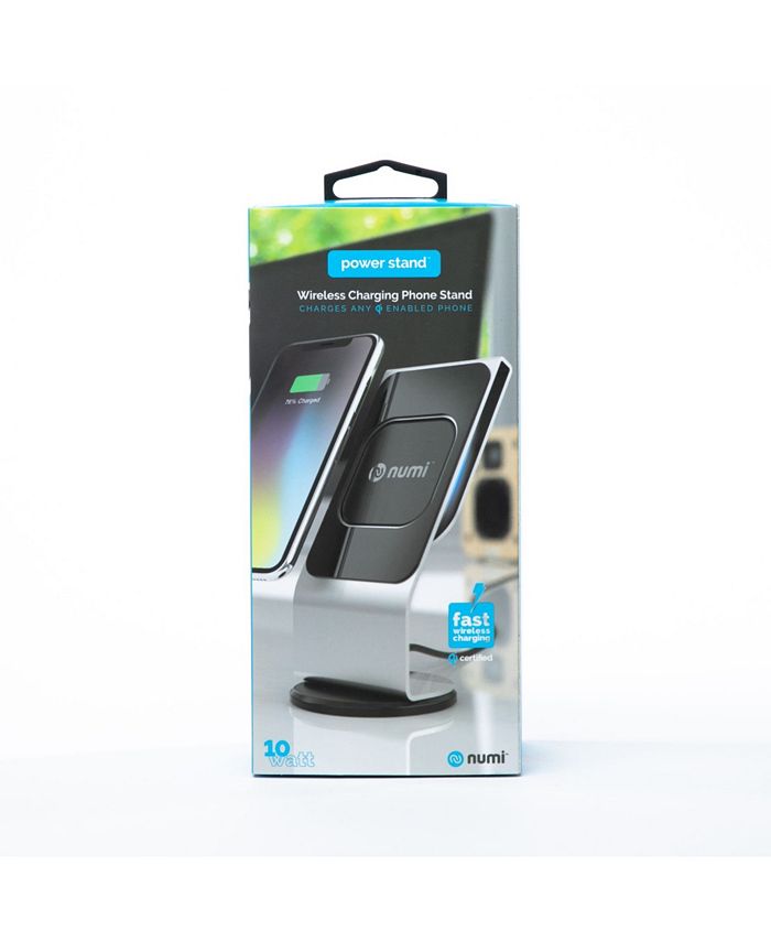 Numi Power Stand Wireless Charging Phone Mount - 10W QI Charger - Macy's