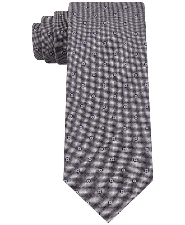 Kenneth Cole Reaction Men's Slim Circle Dot Tie - Macy's