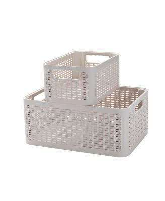 Mind Reader 2-Tier Stackable Storage Containers - Macy's