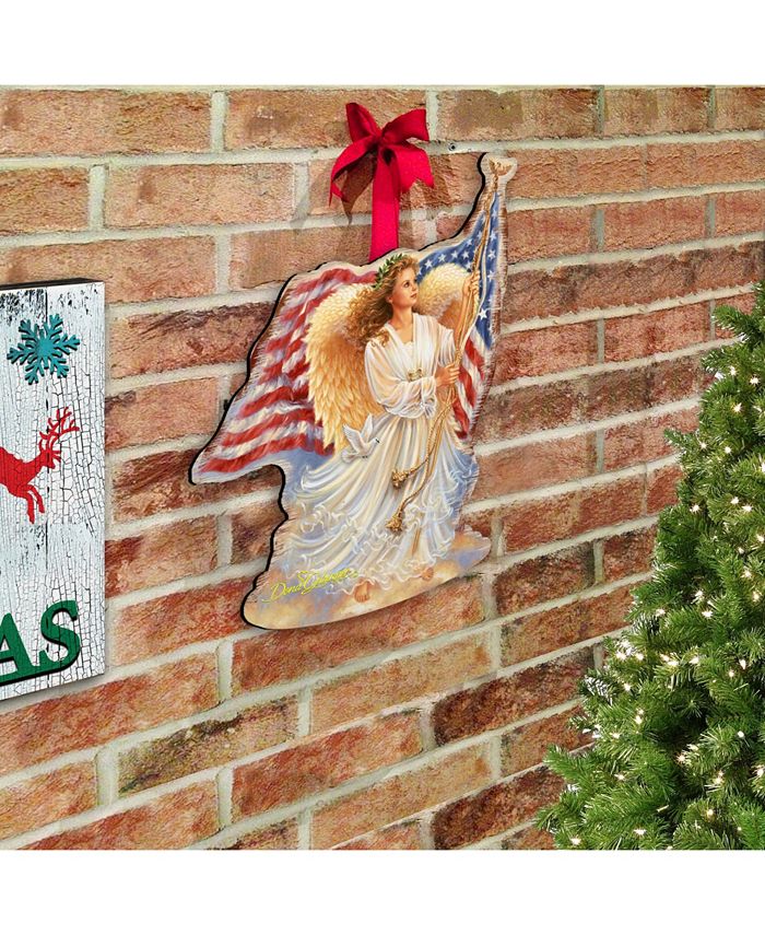 Designocracy by Dona Gelsinger American Freedom Angel Wall and Door ...