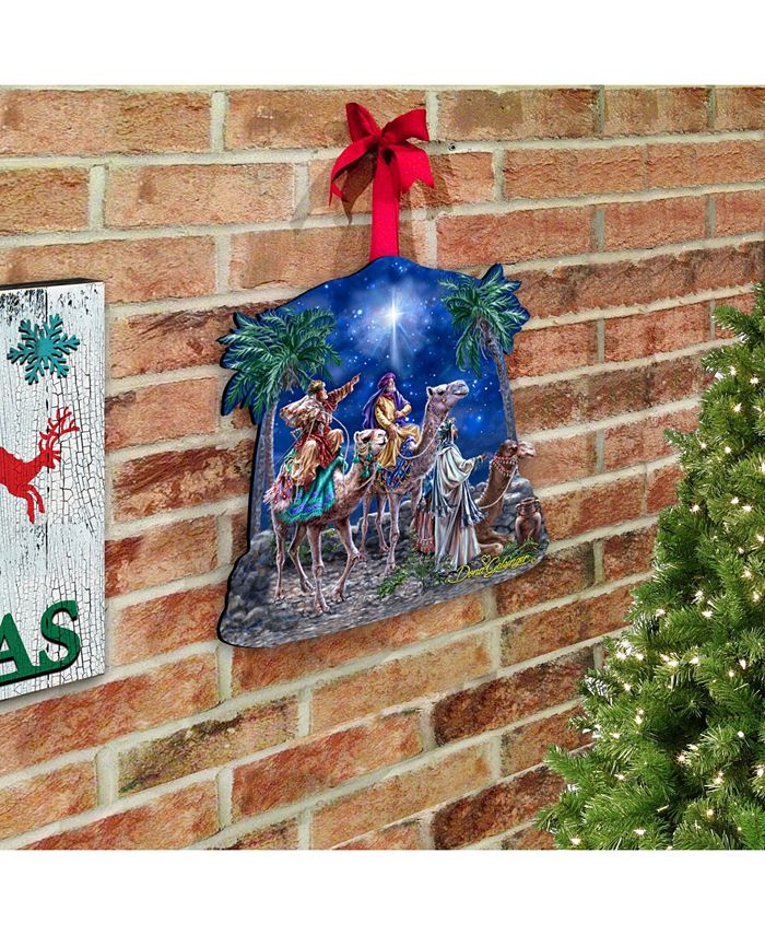 Designocracy by Dona Gelsinger The Magic of Three Kings Wall and Door Hanger - Macy's