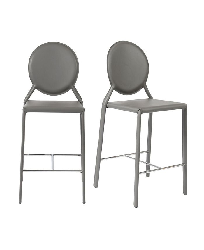 Euro Style Isabella Counter Stool, Set of 2 - Macy's