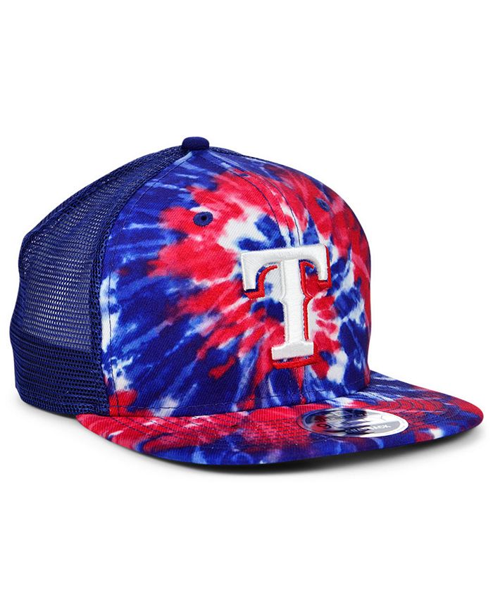 New Era Texas Rangers Tie Dye Mesh Back 9FIFTY Cap - Macy's