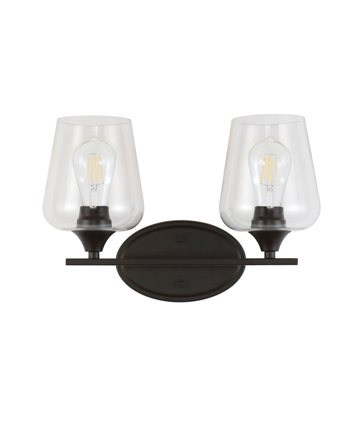 Click here for Jayne Iron/Glass Cottage Rustic Led Vanity Light -... prices