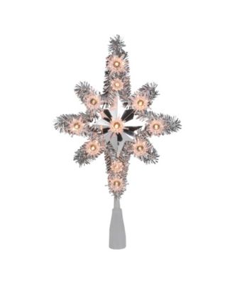 Northlight Lighted Tinsel Star Of Bethlehem Christmas Tree Topper - Macy's