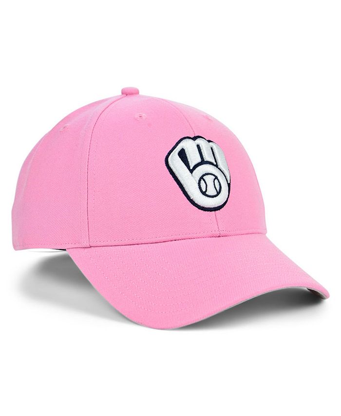 '47 Brand Milwaukee Brewers Pink Series Cap - Macy's