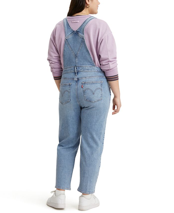 Levi's Trendy Plus Size Everyday Denim Overalls - Macy's