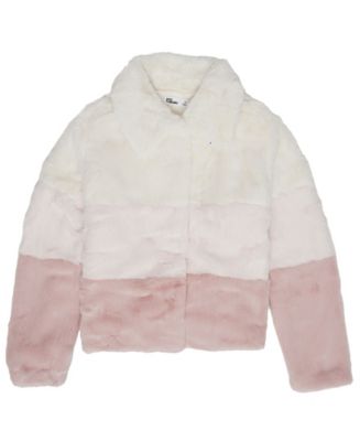 Epic Threads Big Girls Color Block Cony Plush Jacket - Macy's