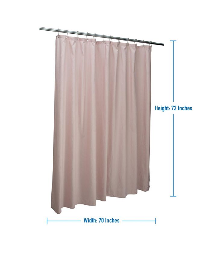 Bath Bliss Microfiber Soft Touch Dash Design Shower Curtain Liner - Macy's
