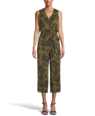 Bar III Printed Ruffled Jumpsuit, Created for Macy's - Macy's