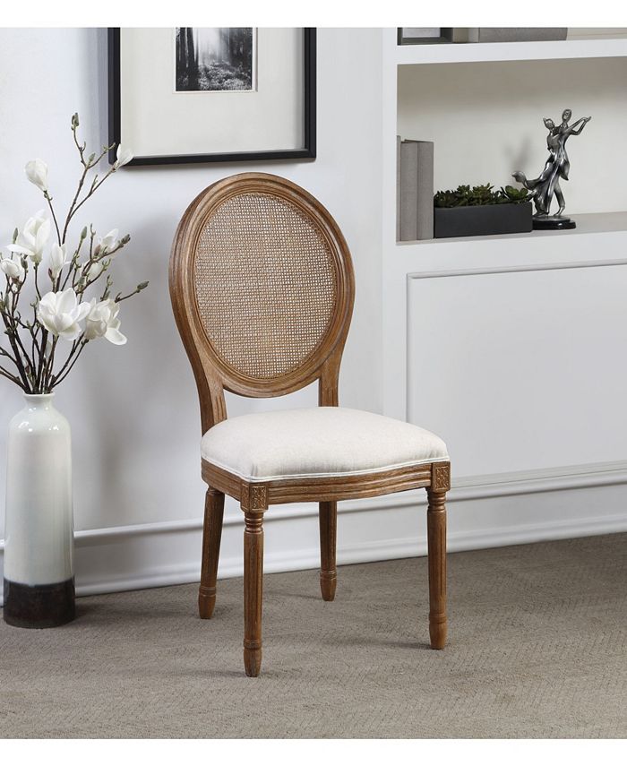 OSP Home Furnishings Stella Oval Back Chair - Macy's