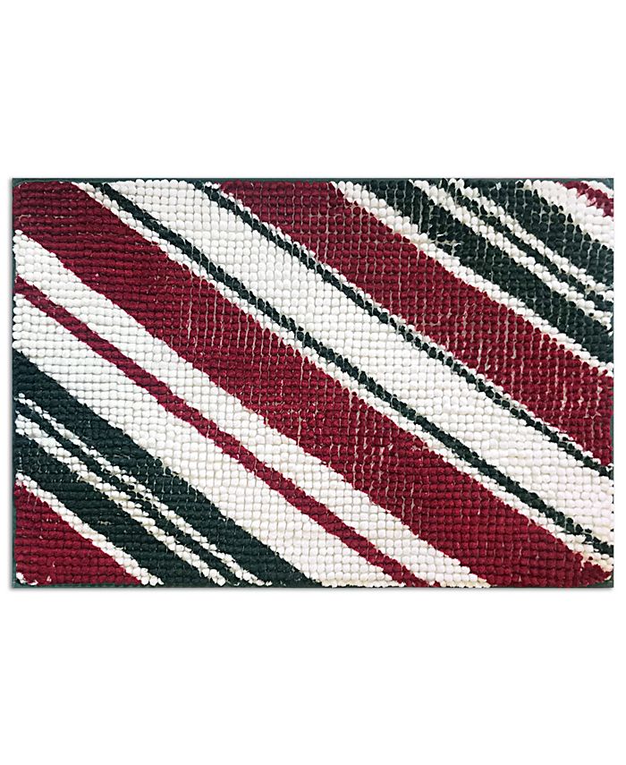 Idea Nuova Candy Stripe 2-Pc. Bath Rug Set - Macy's