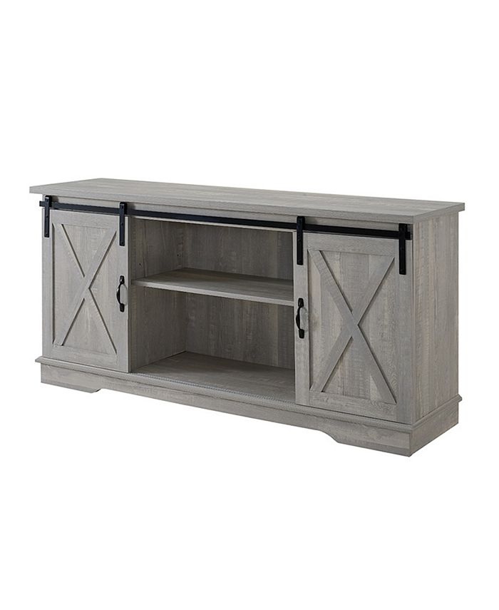 Walker Edison 58" Modern Farmhouse Wood TV Stand - Macy's