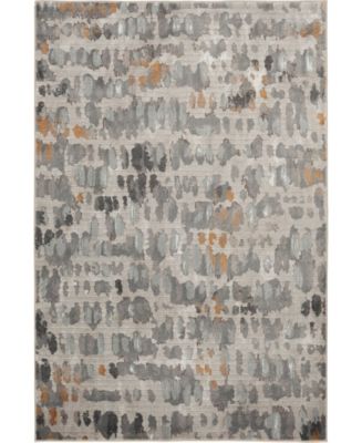 Portland Textiles Adorn Zed White 5' x 7'6" Area Rug - Macy's
