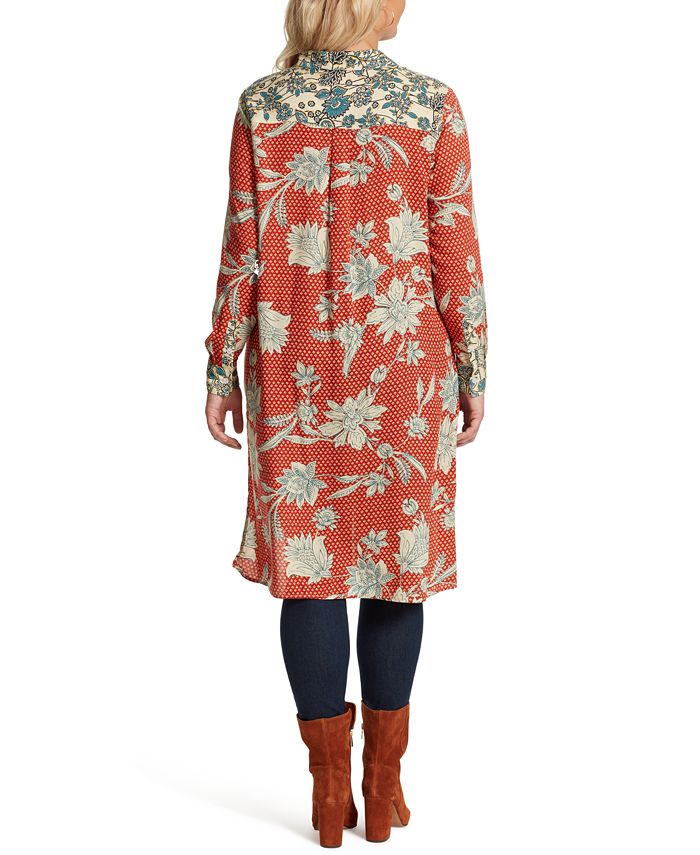 Jessica Simpson Trendy Plus Size Lori High-Low Duster Shirt - Macy's