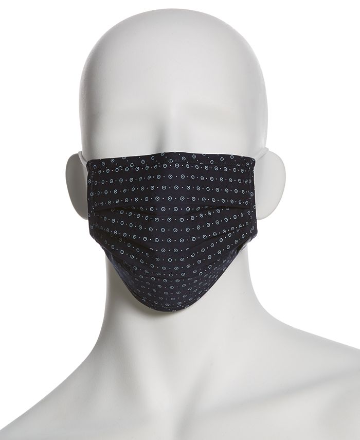 Perry Ellis Men's and Women's Reusable Pleated Woven Fabric Face Masks ...