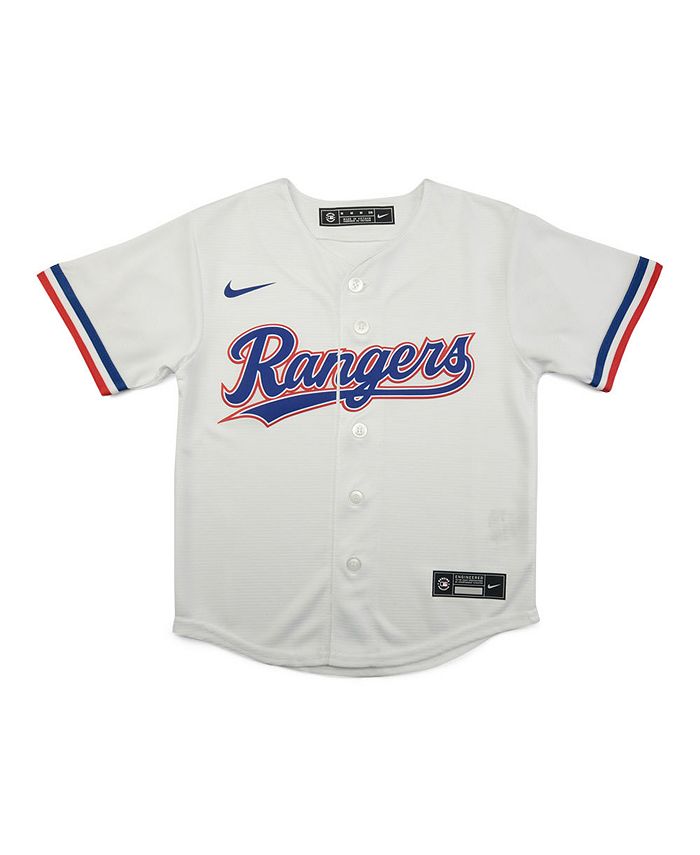 Nike Big Boys and Girls Texas Rangers Official Blank Jersey - Macy's