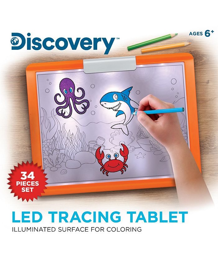 Discovery Kids Discovery Toy Kids Tracing Tablet LED - Macy's