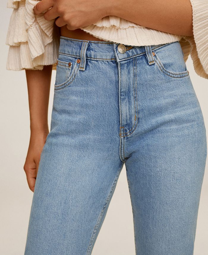 MANGO Mom-Fit Jeans - Macy's